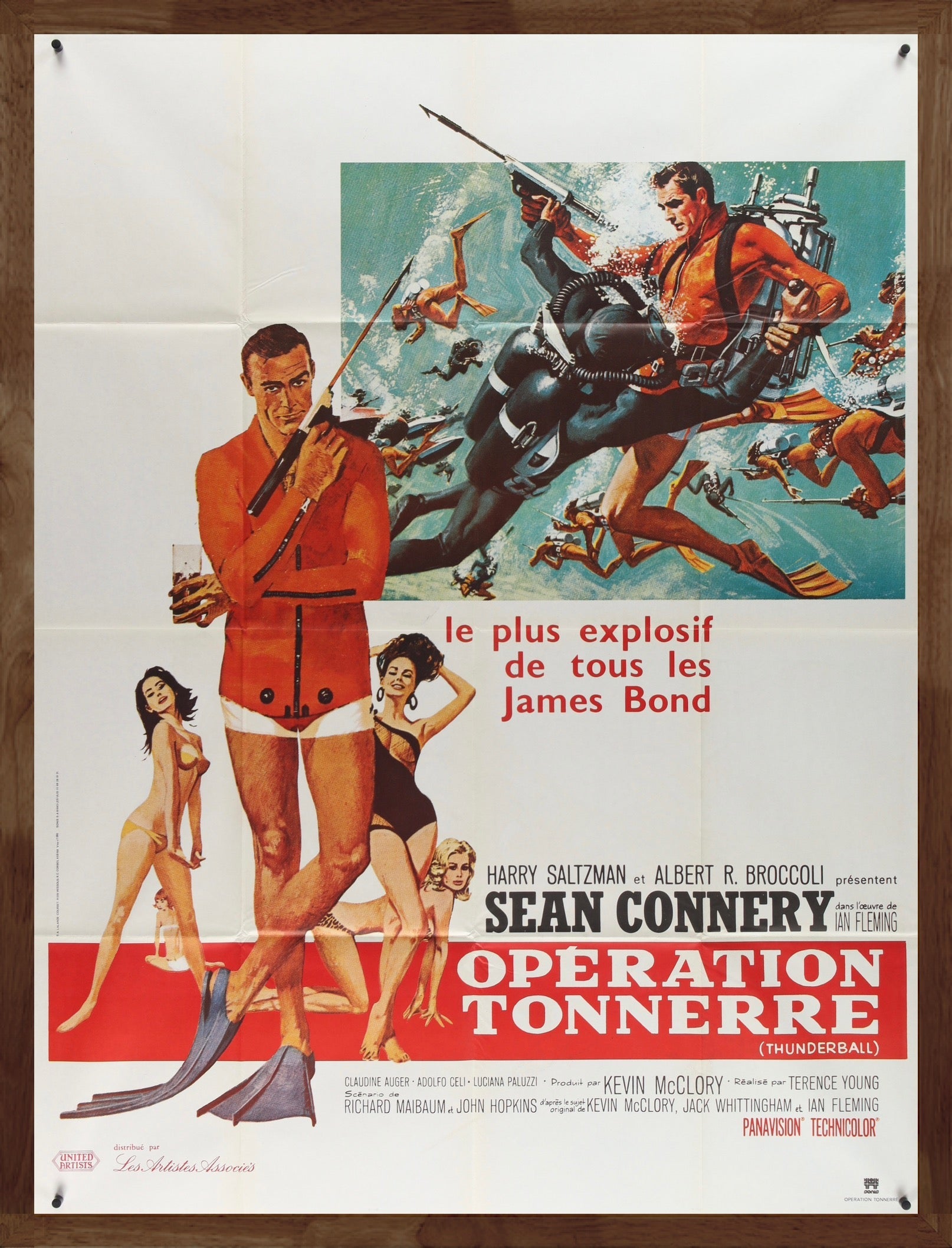 James Bond - Thunderball - 1965 - Original Movie / Film Poster – Art of ...