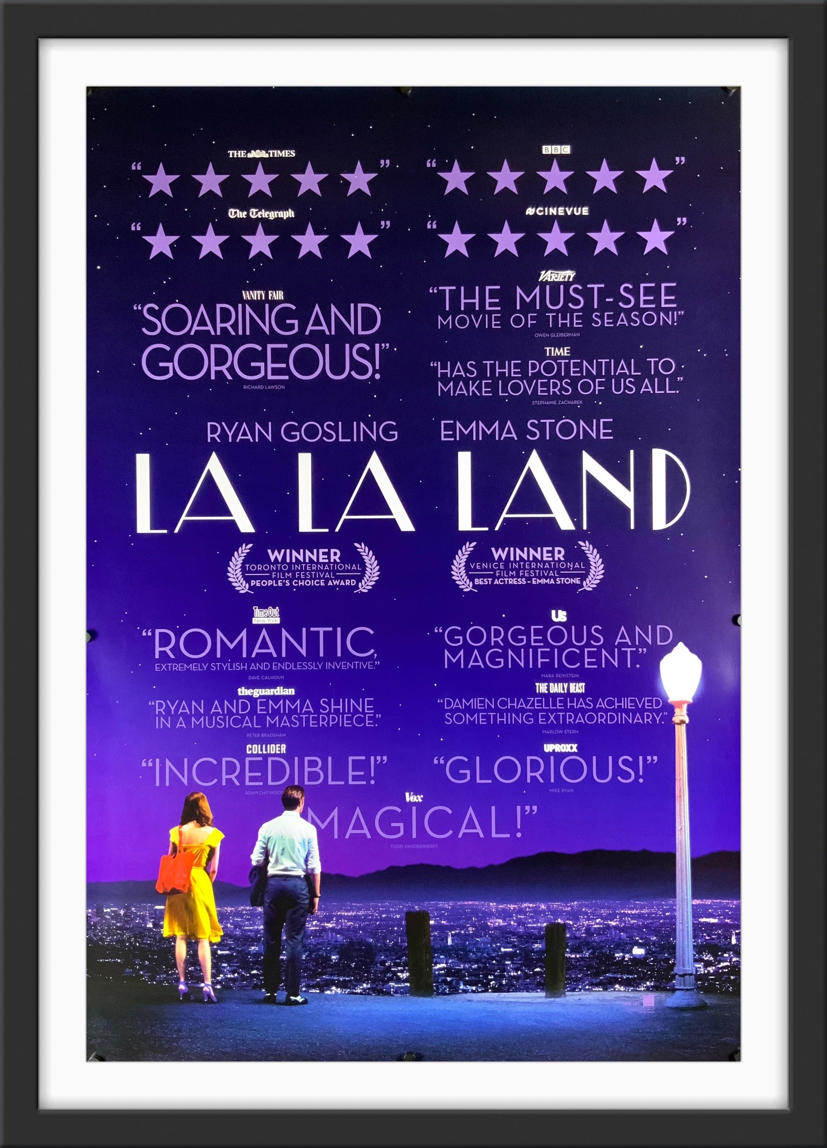 La La Land - 2016 - Original Movie Poster - Art of the Movies