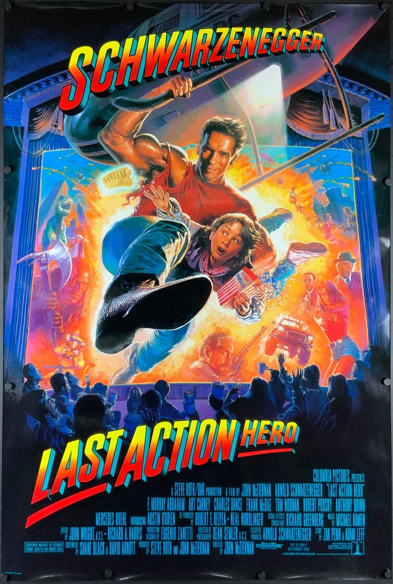 Last Action Hero - 1993 - Original Movie Poster - Art of the Movies
