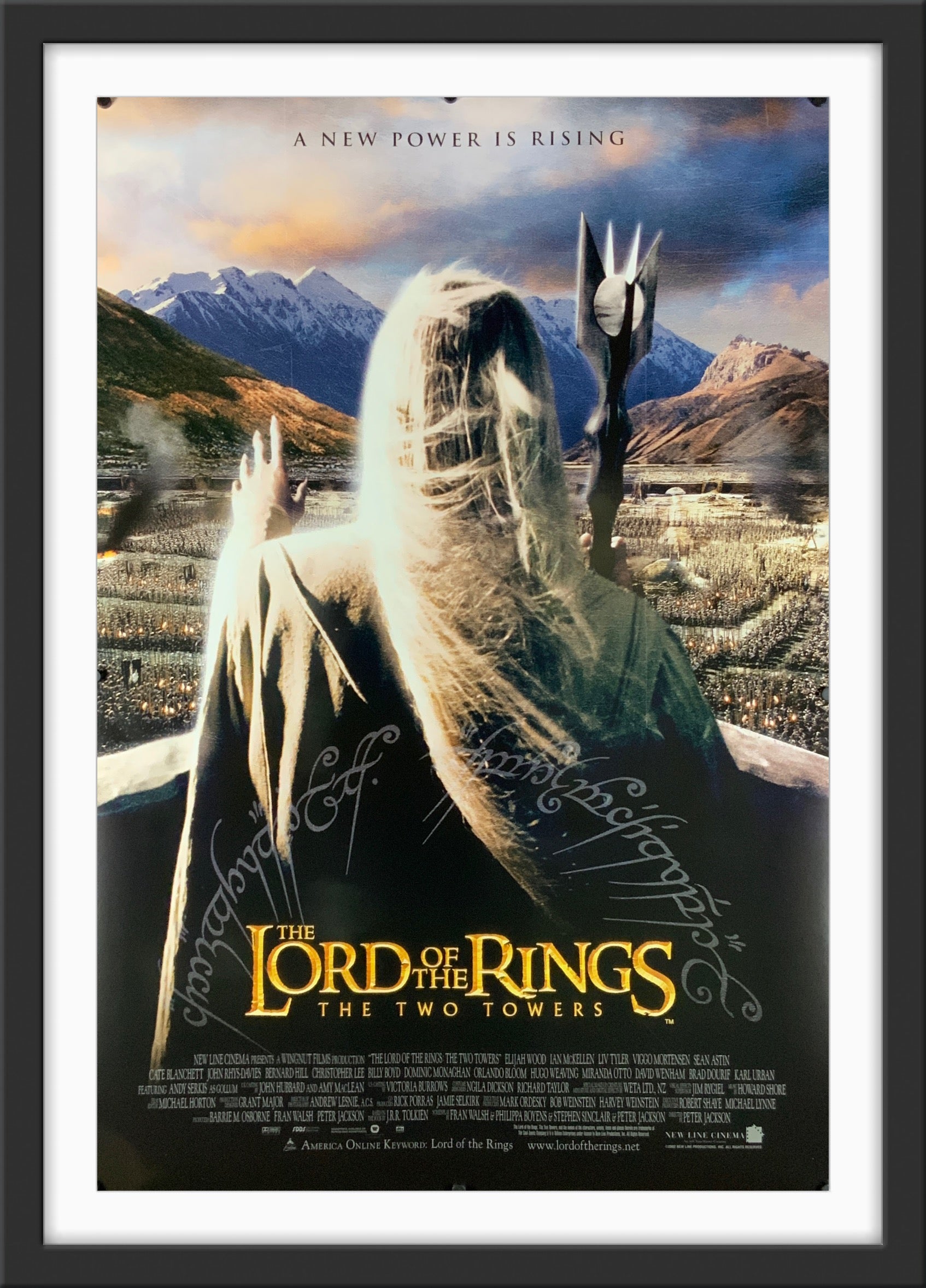 The Two Towers Movie Poster Lord Of The Rings Two Towers Poster Hi Res