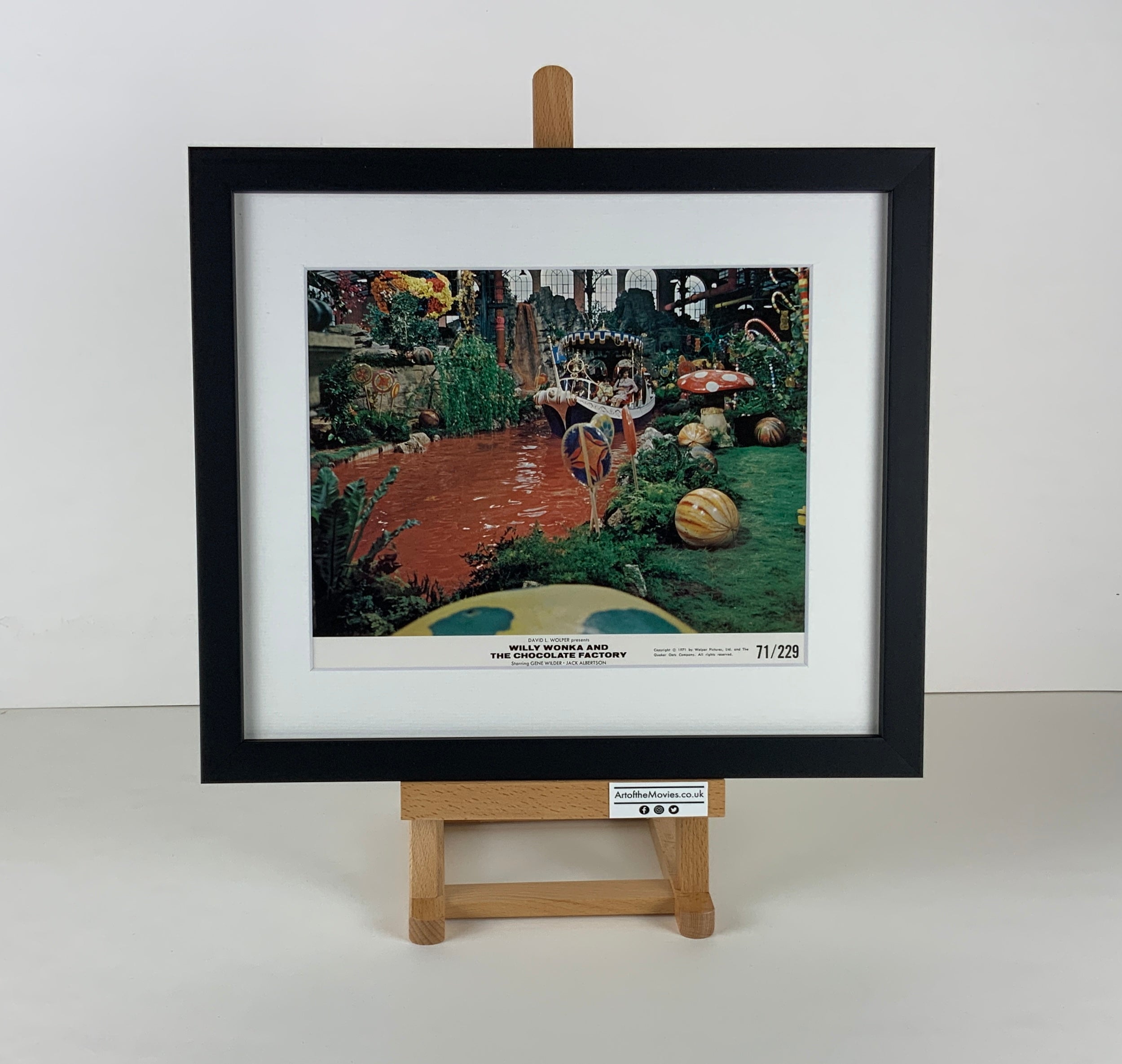 Willy Wonka and the Chocolate Factory - 1971 (Framed) – Art of the Movies