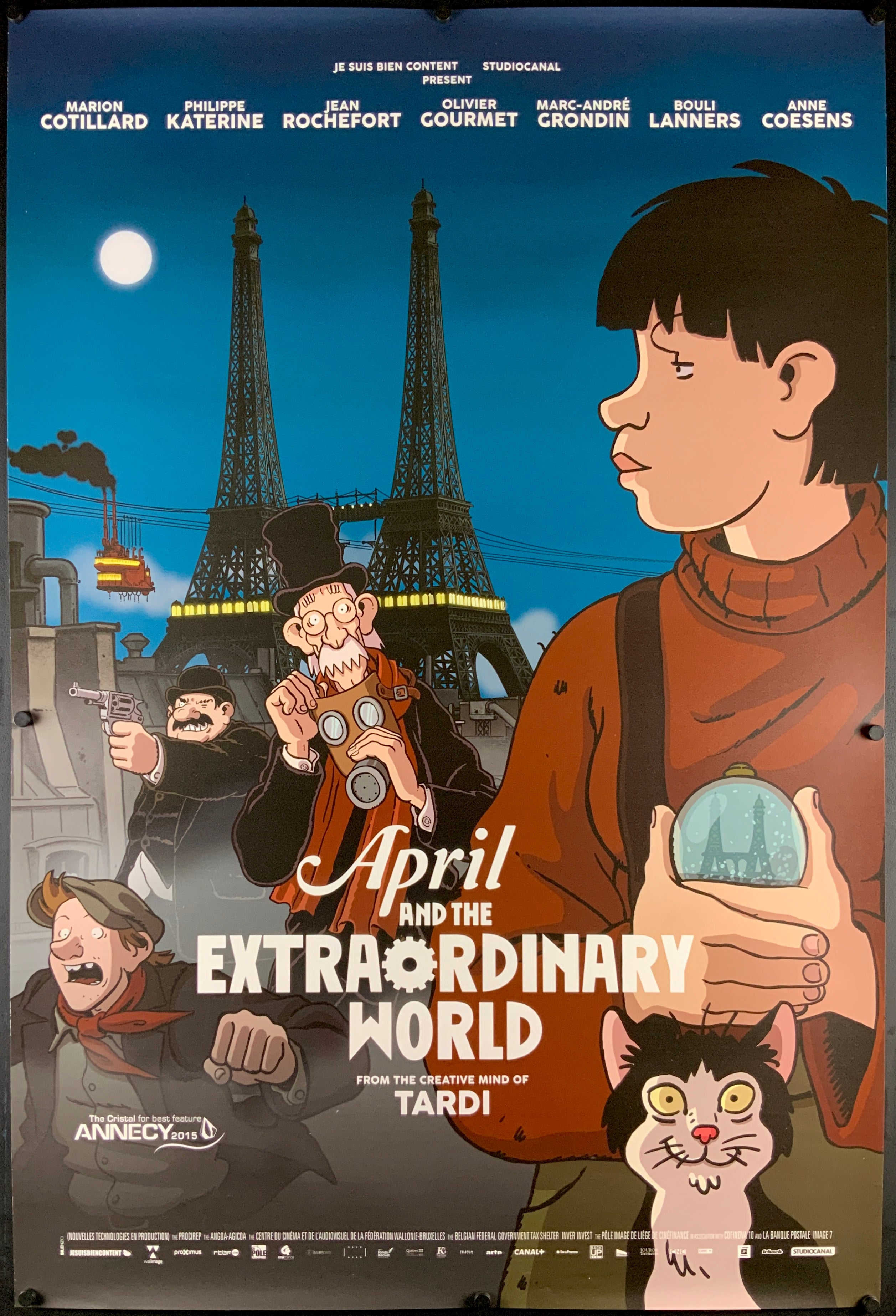 April and the Extraordinary World - 2015 - Original Movie Posters – Art ...