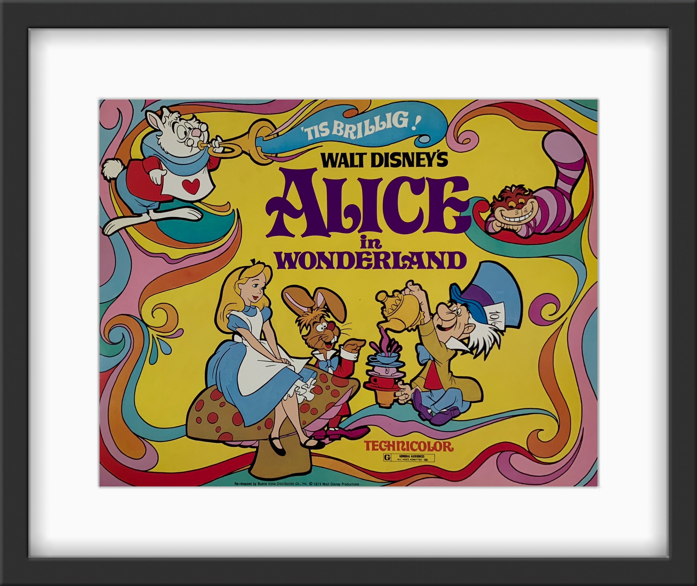 Alice In Wonderland Original Movie Poster