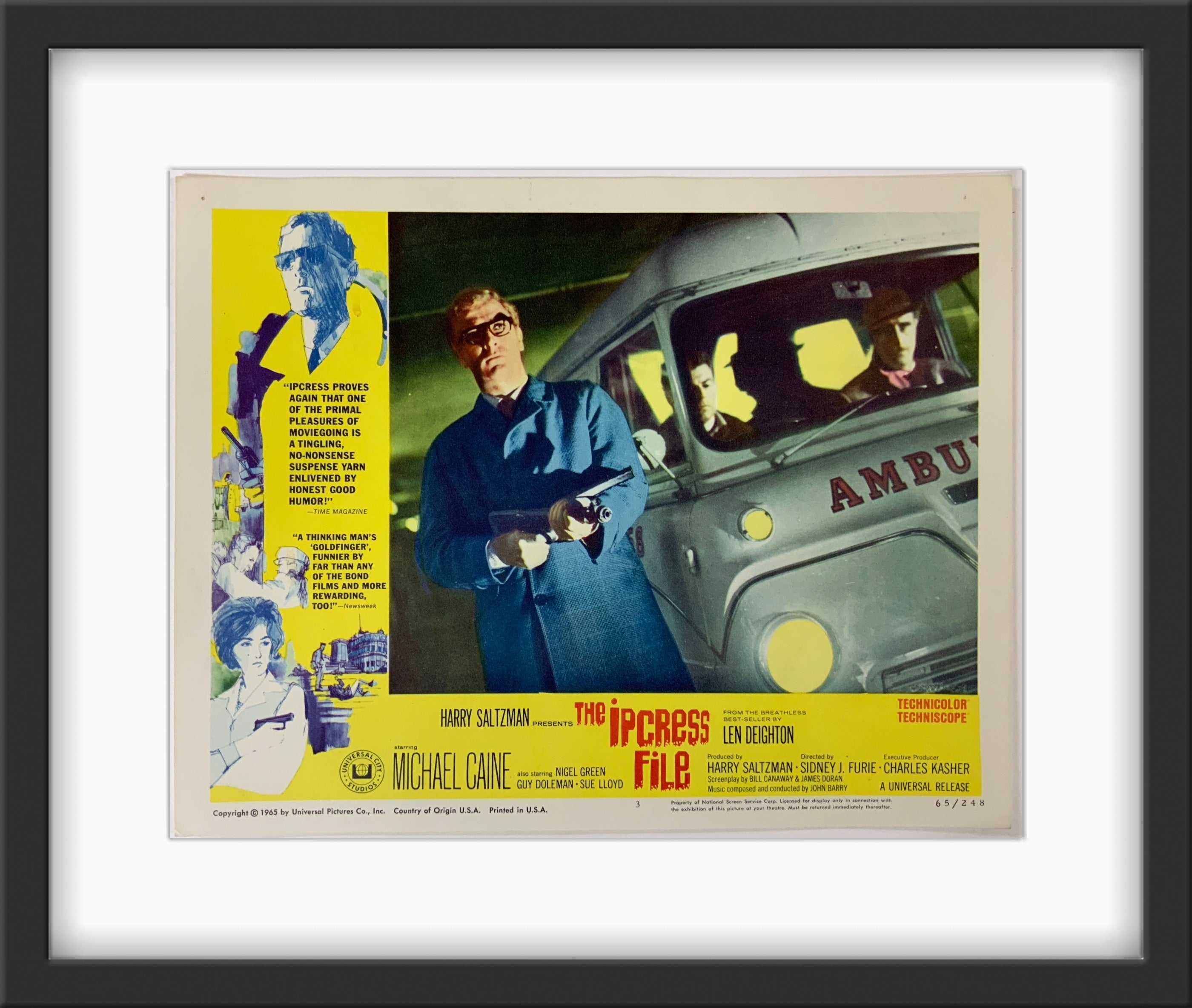 The Ipcress File - 1965 (Framed) - Original Movie Poster – Art of the ...