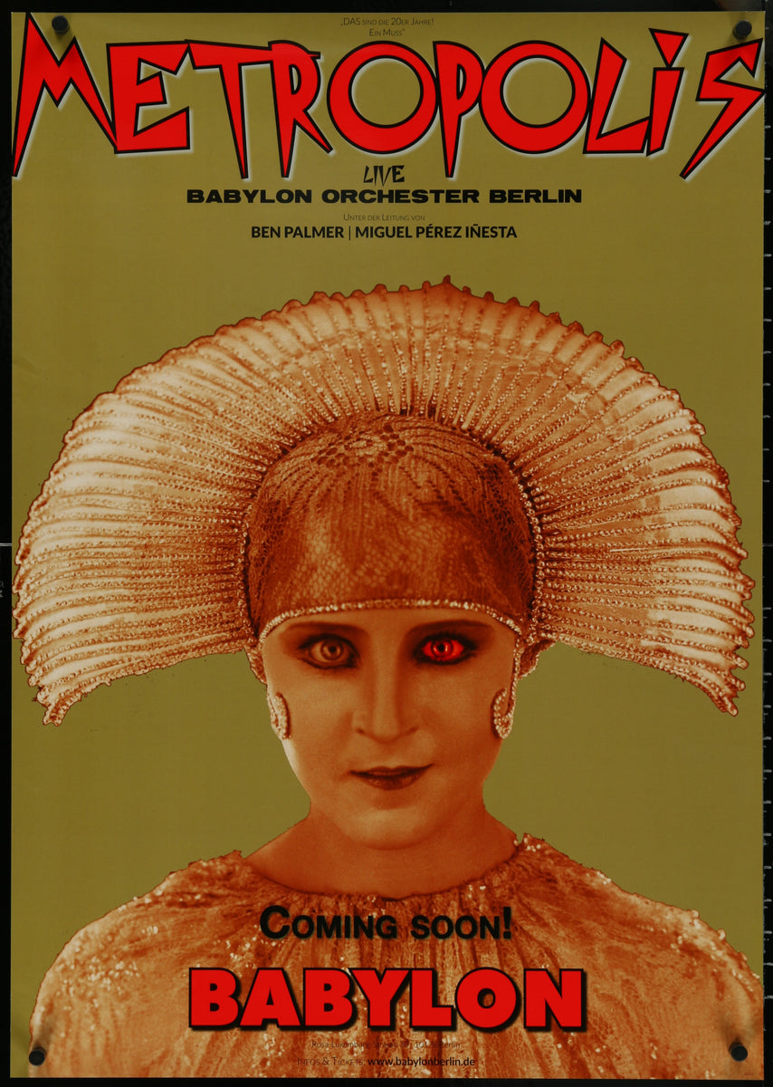 Metropolis - 1927 - Original Movie Poster - Art of the Movies