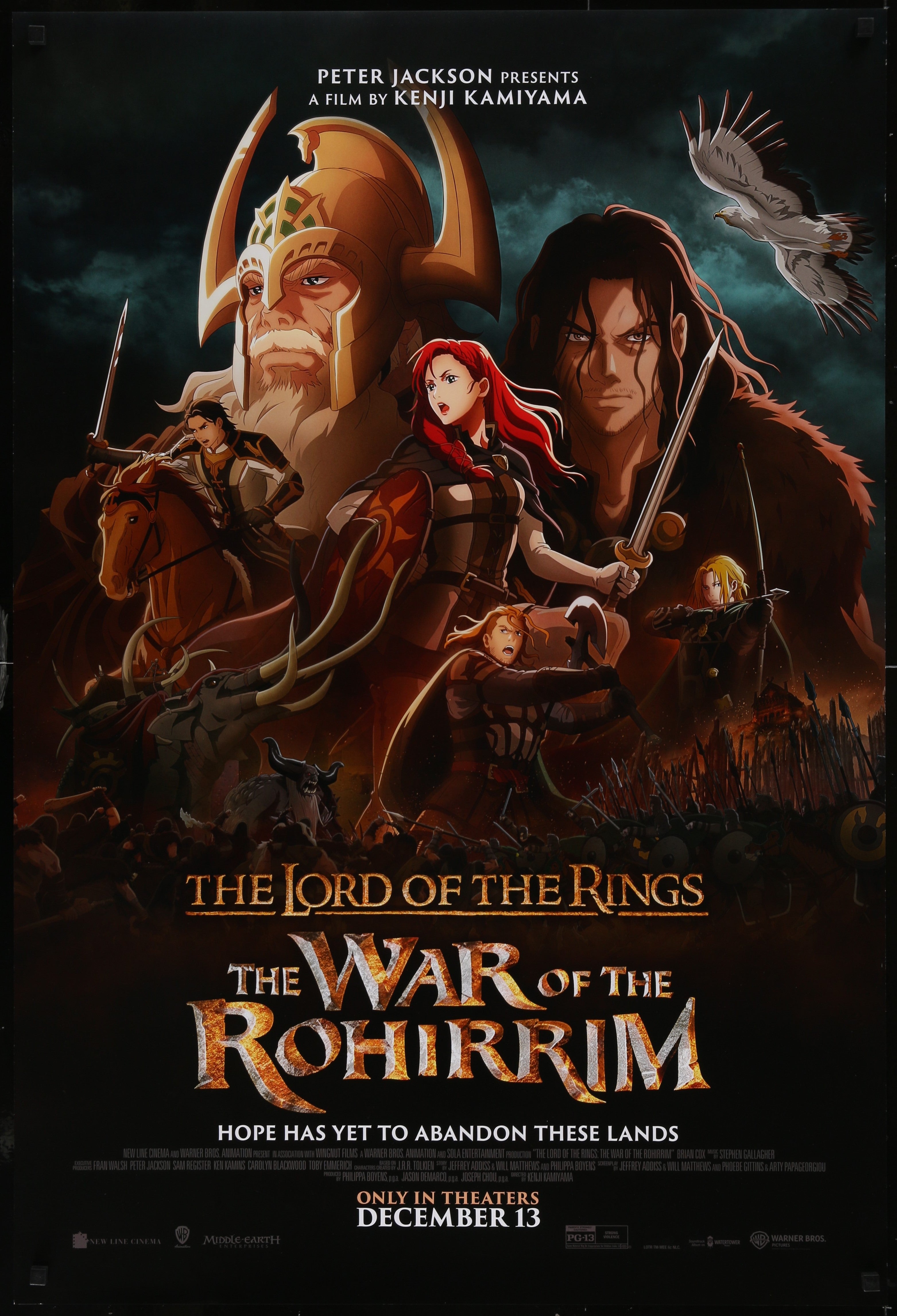 The Lord of the Rings: The War of the Rohirrim - 2024 - Movie Poster ...