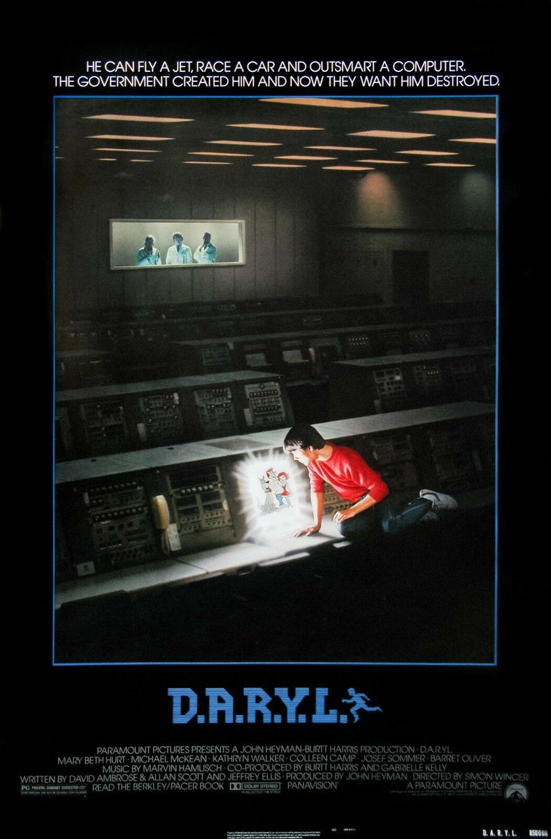 D.A.R.Y.L. - 1985 - Original Movie Poster – Art of the Movies