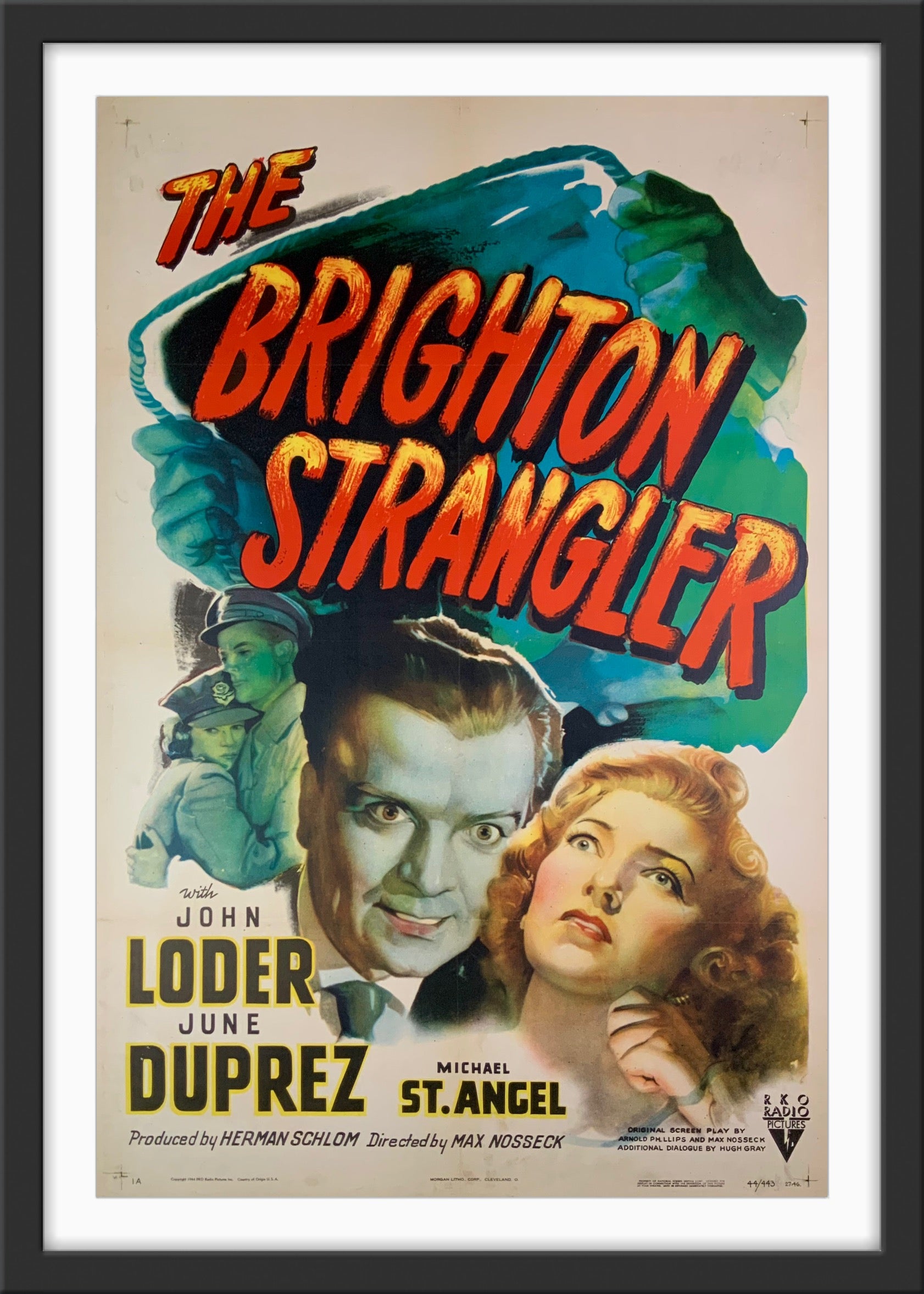 The Brighton Strangler - 1945 - Original Movie Poster - Art of the Movies