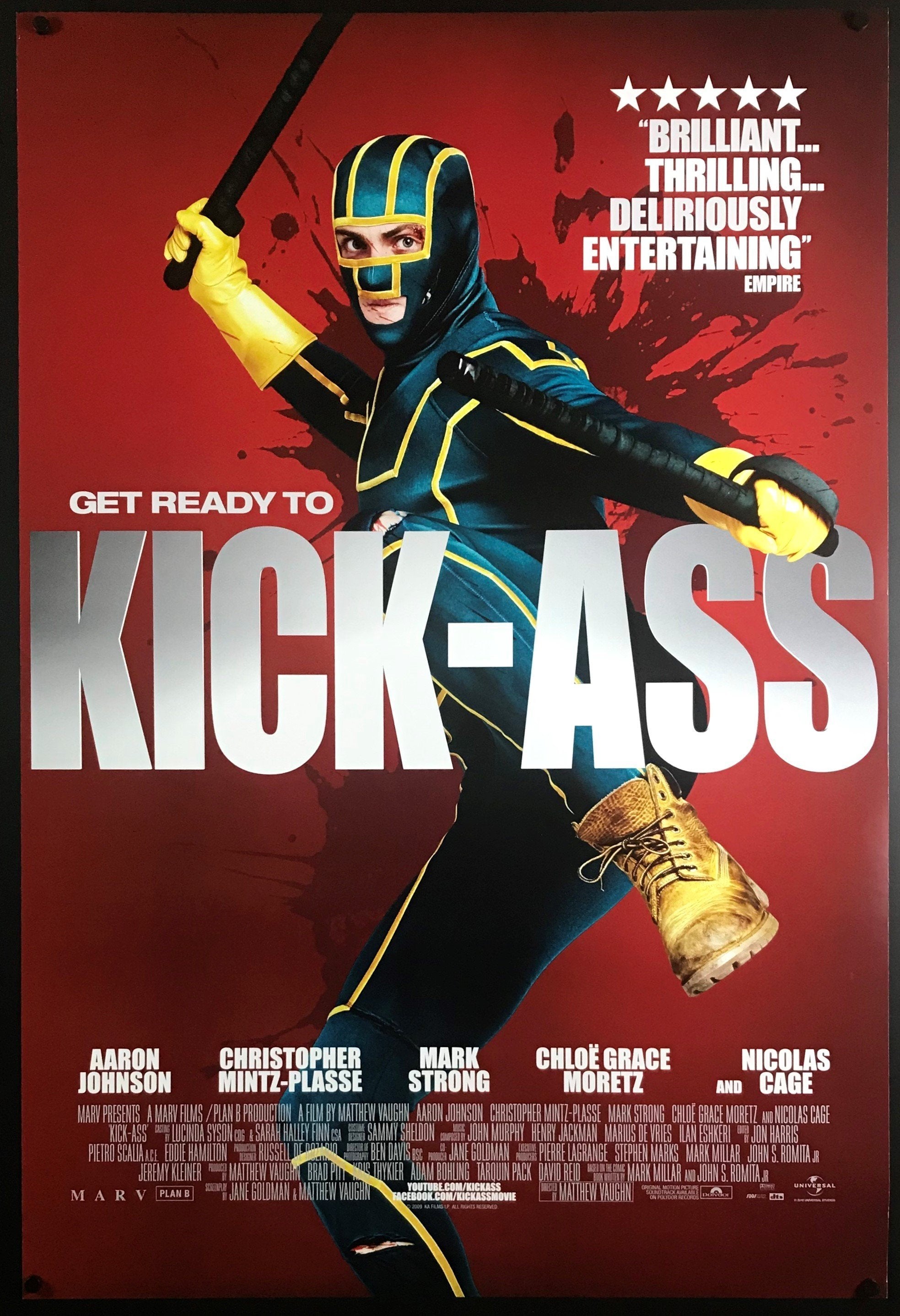 Kick Ass - 2010 - Original Movie Poster - Art of the Movies