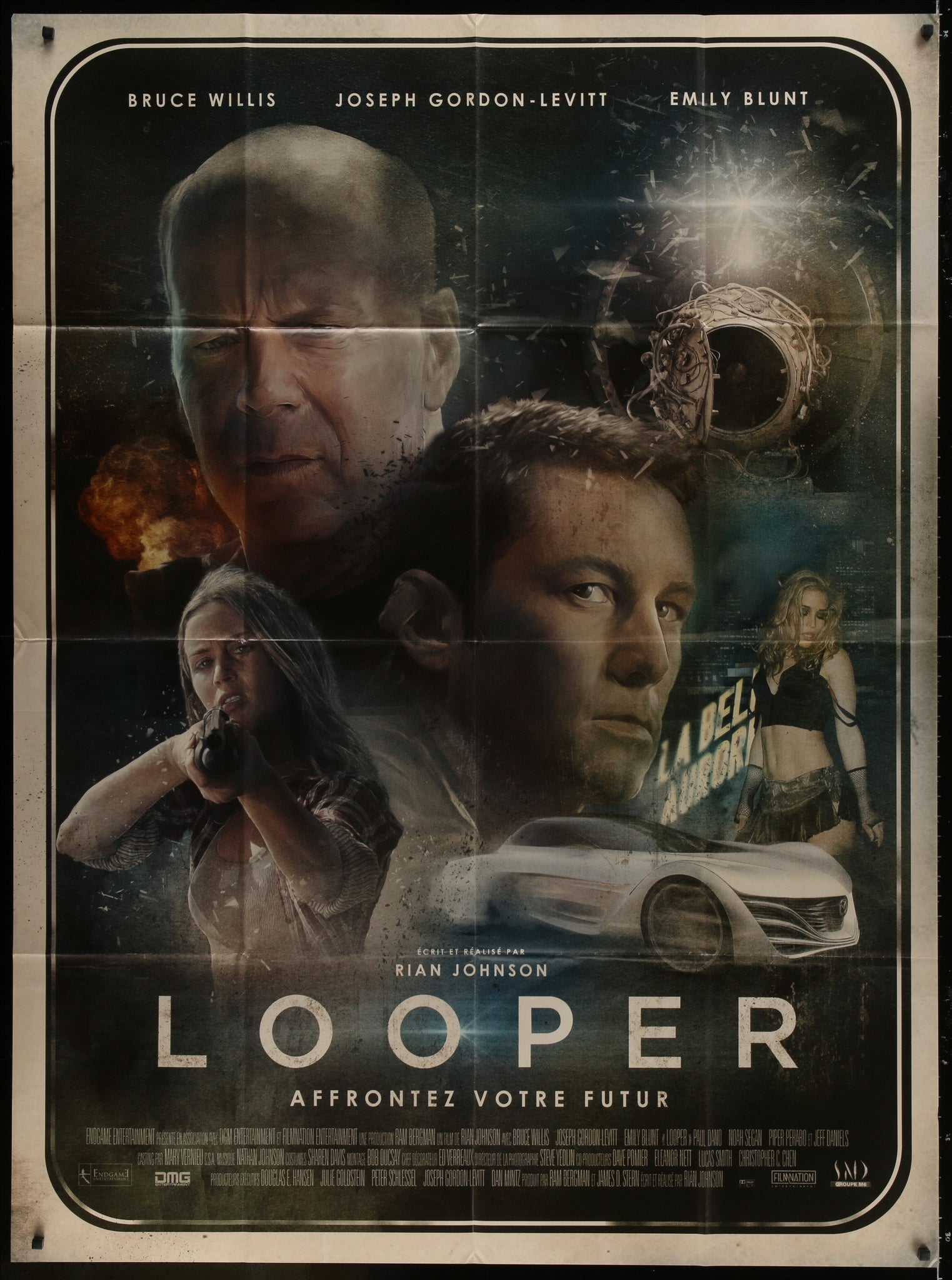 Looper - 2012 - Original Movie / Film Poster – Art of the Movies