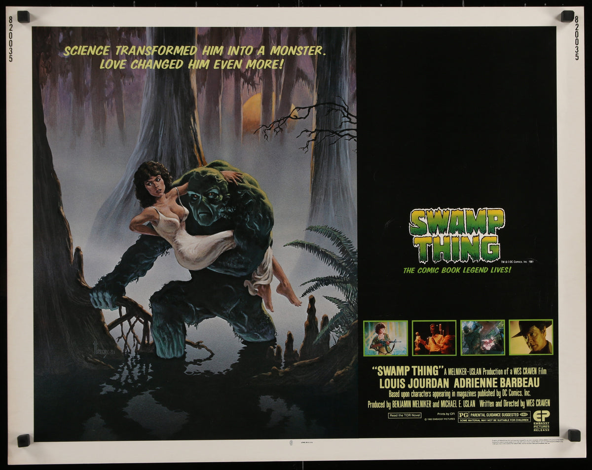 Swamp Thing - 1982 - Original Movie Poster - Art of the Movies