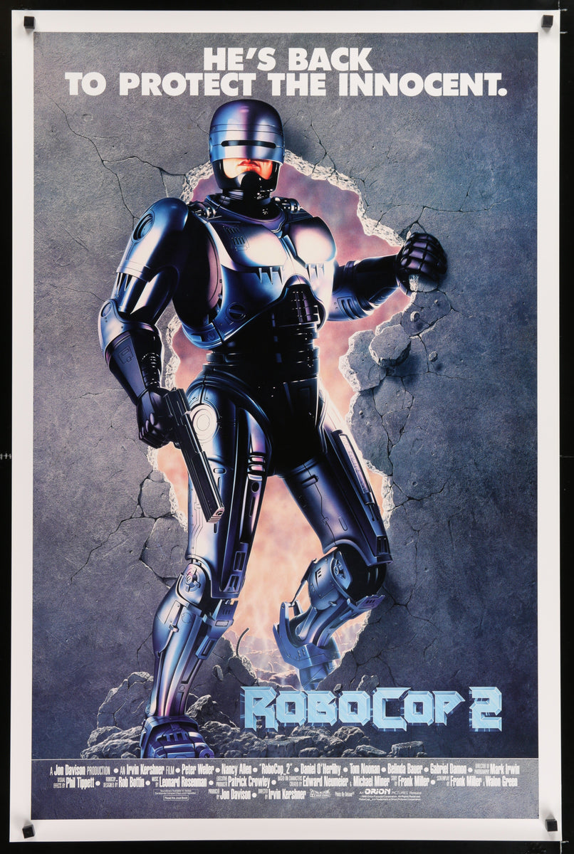 Robocop 2 1990 Final Uk Quad The Poster Collector ROBOCOP 2 (DOUBLE